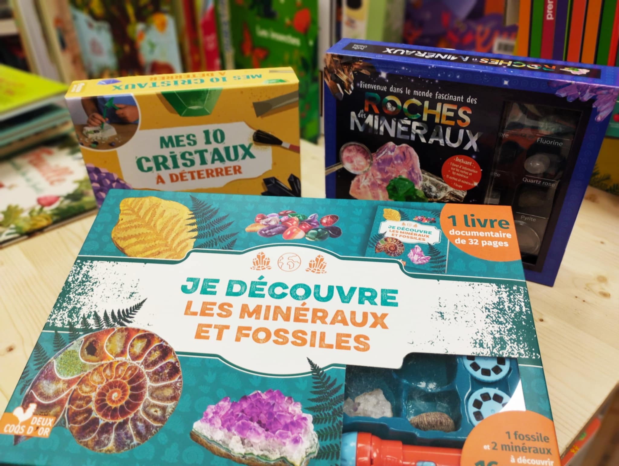 Roches, minéraux, cristaux et fossiles : Les coffrets d’activité – DE ...